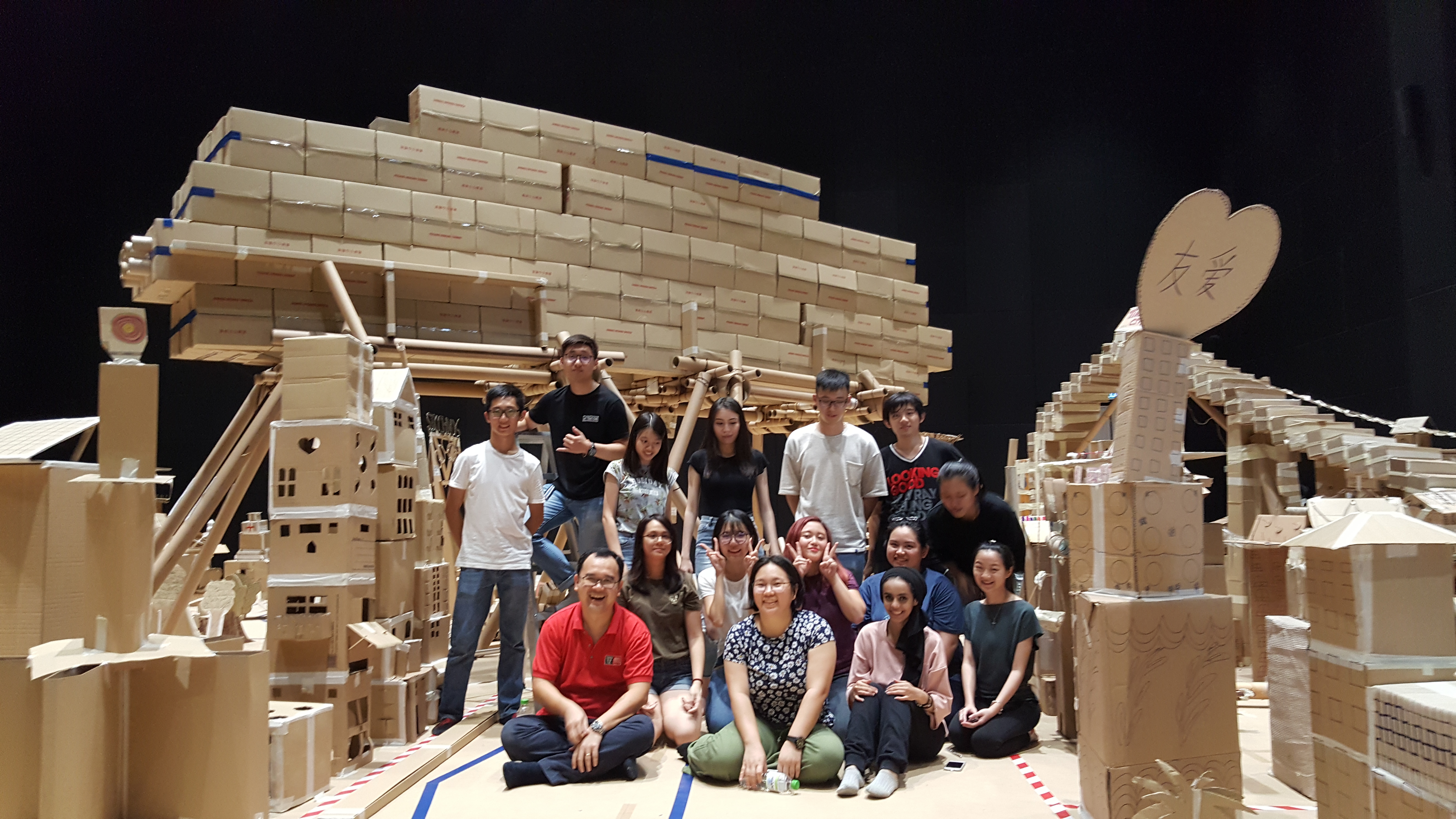 Design students participated in Cardboard City Challenge on World ...
